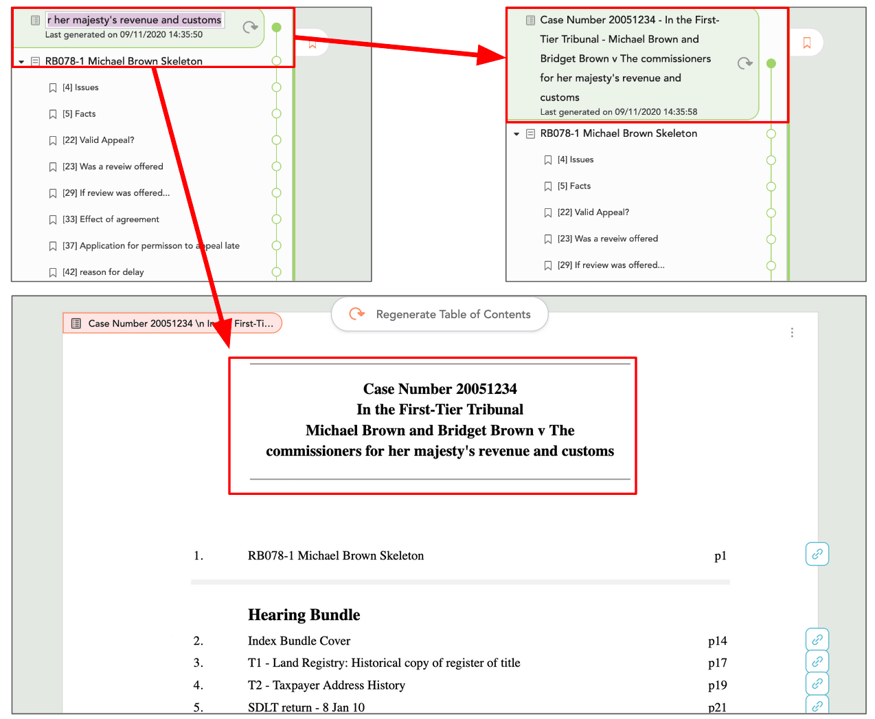 Add Line Breaks to a Table of Contents | Casedo