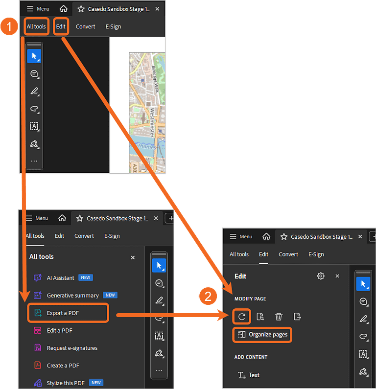 How to Rotate Pages in PDF | How to | Casedo