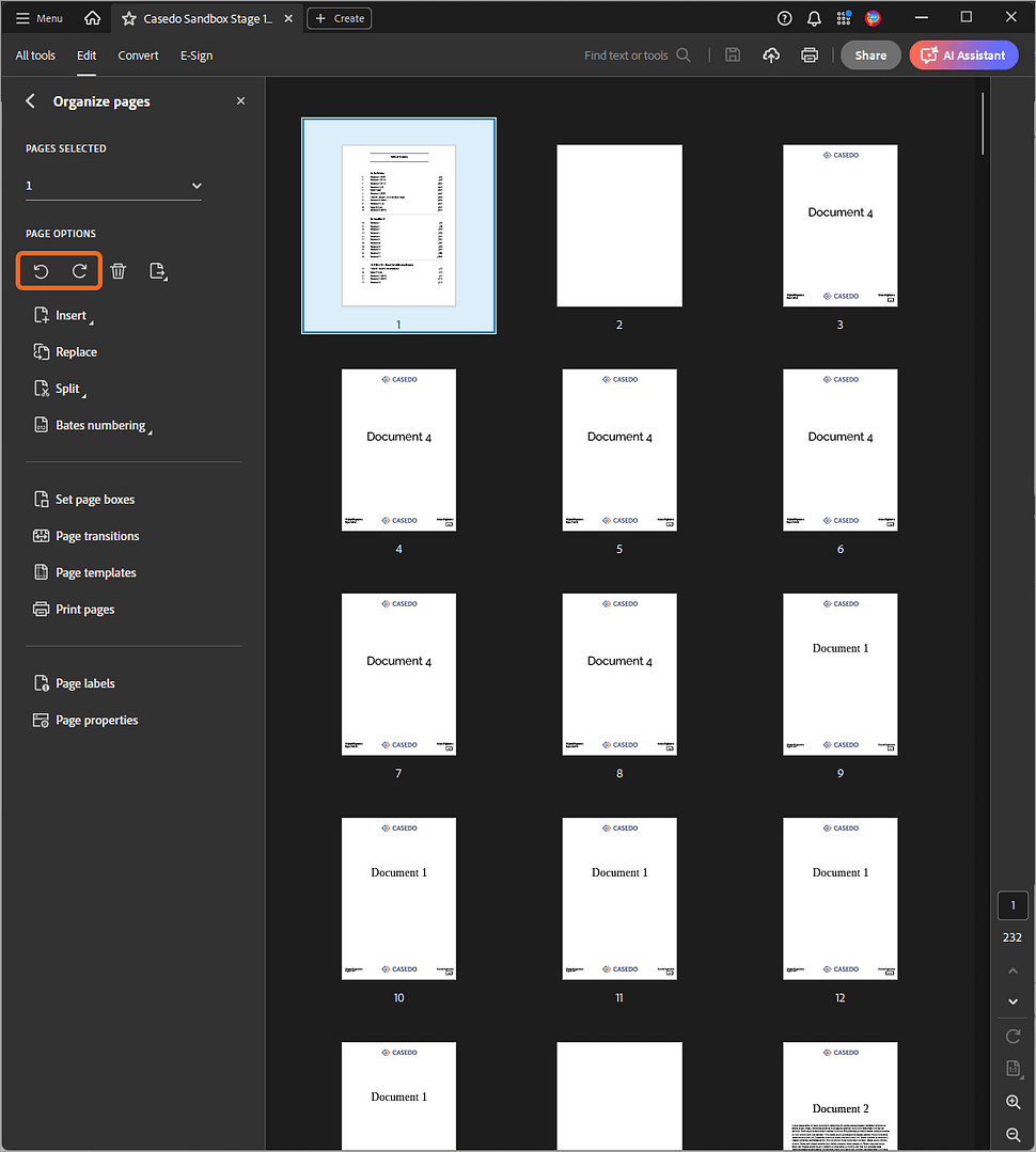 How to Rotate Pages in PDF | How to | Casedo